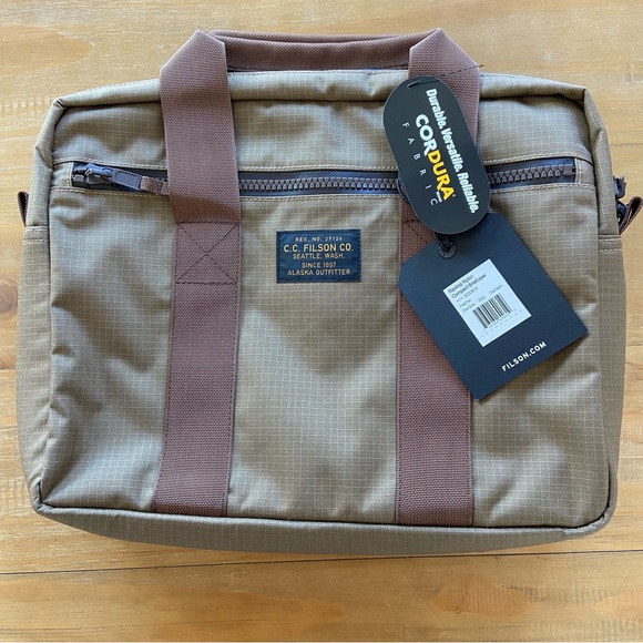 Filson | Bags | Filson Ripstop Nylon Compact Briefcase Nwt | Poshmark